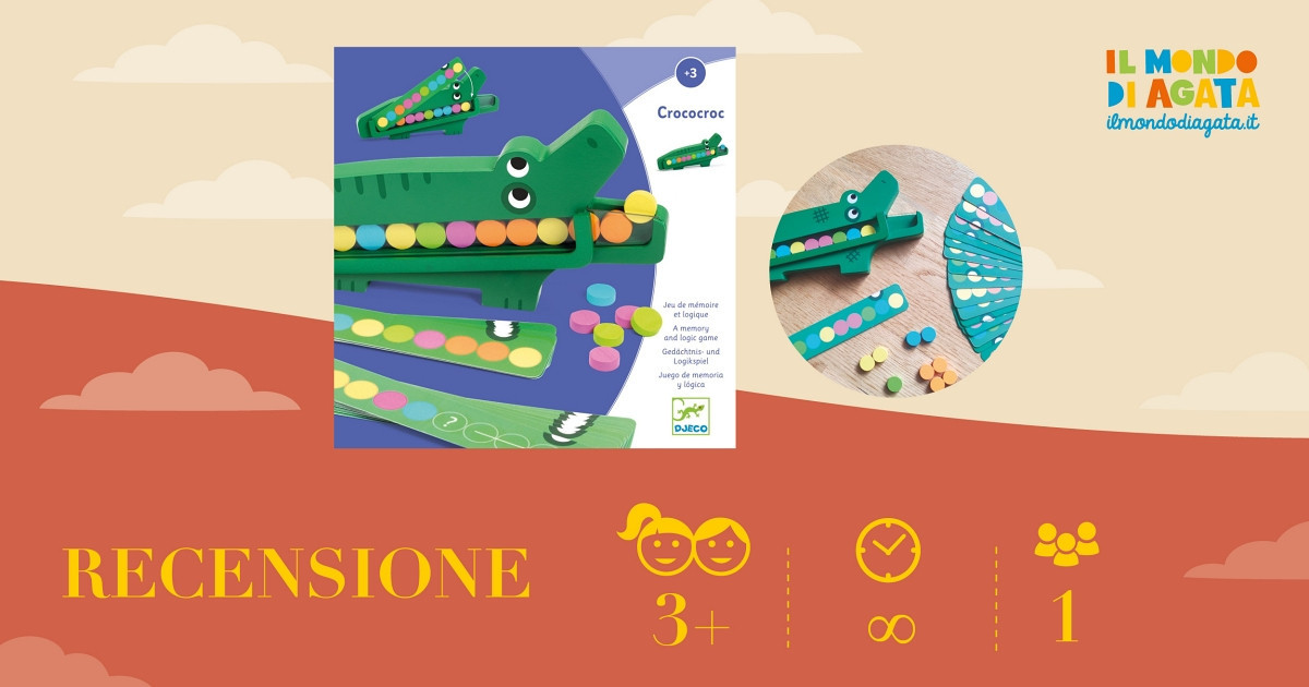 Recensione del gioco didattico Djeco Crococroc - Coccodrillo affamato ...