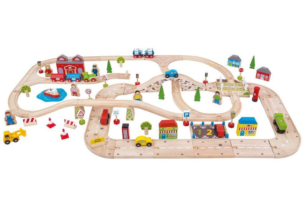 Wooden Bigjigs Rail Skull Cave & Tunnel - Wooden Train Set Accessories ...